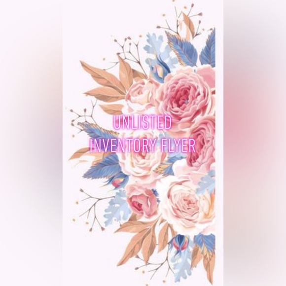 Unlisted | Other | Copy Unlisted Inventory Flyer | Poshmark